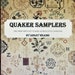 NEW BOOK Quaker Samplers in Cross Stitch PDF Book Uses the Beautiful ...