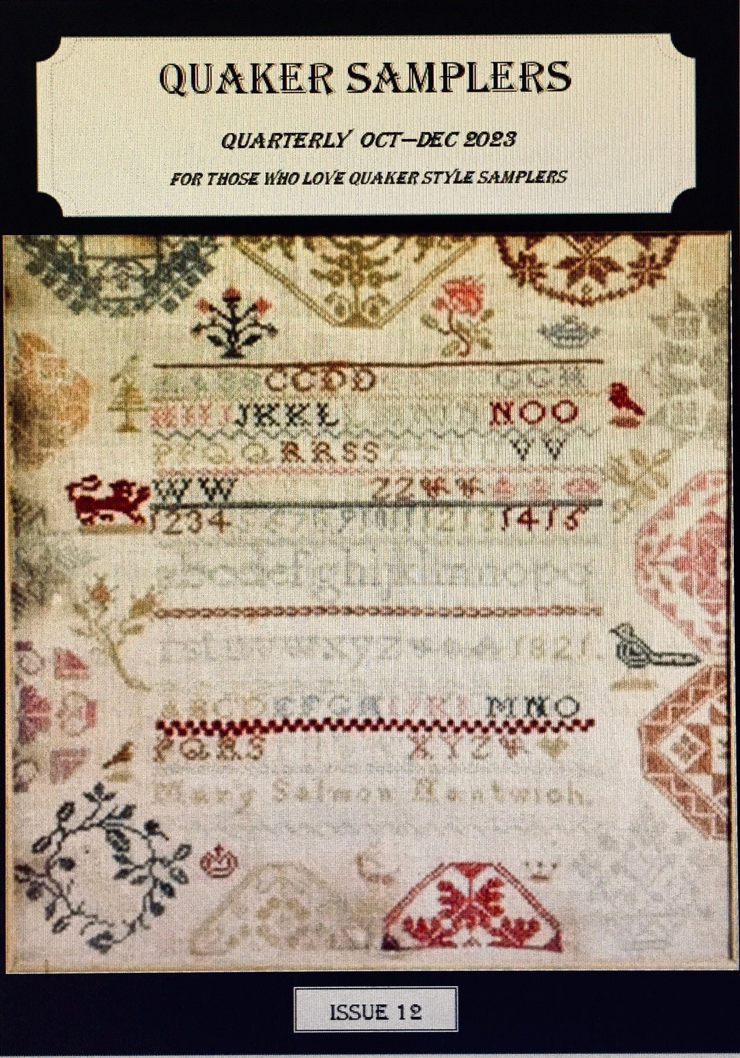 Quaker Samplers Magazine - Etsy