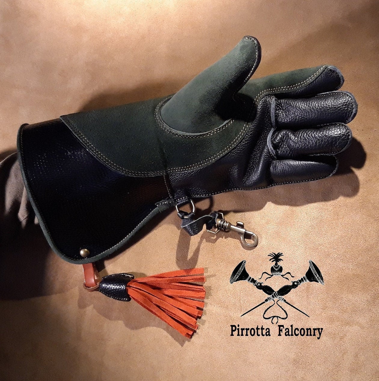 Falconry glove - Falconry equipment - Historical reenactment - Medieval ...