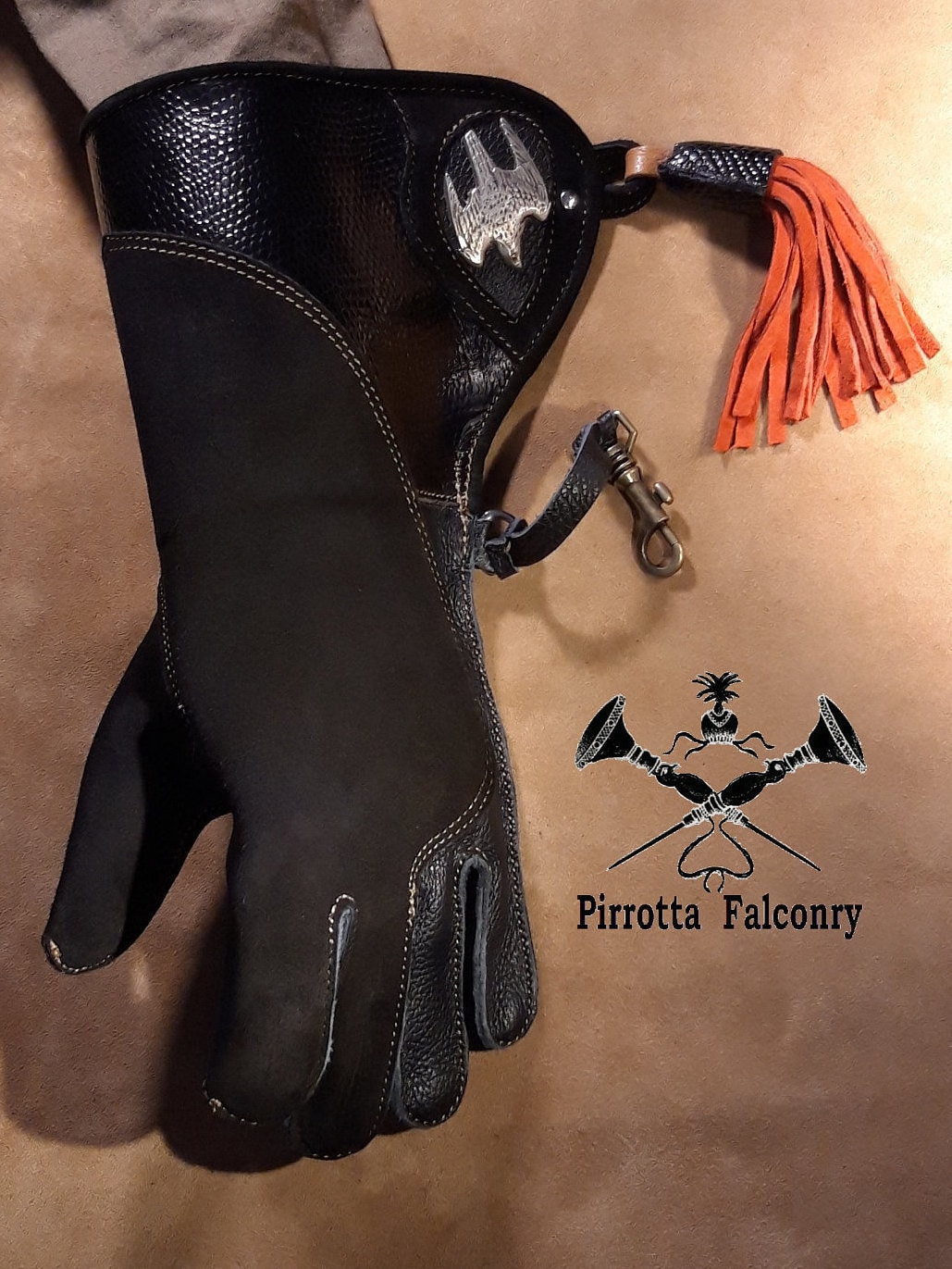 Falconry glove Sculpture glove Leather falconry glove | Etsy