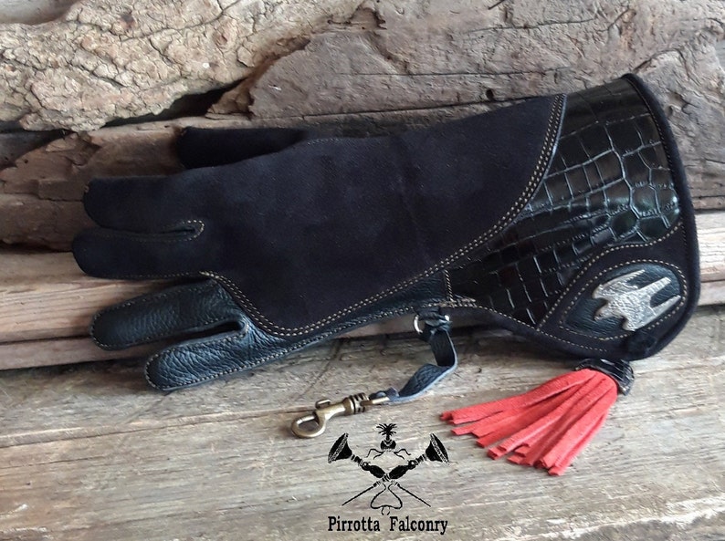 Falconry Glove Sculpture Glove Leather Falconry Glove - Etsy