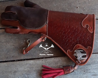 Falconry Glove Leather Falconry Glove Falconry Accessories Medieval ...