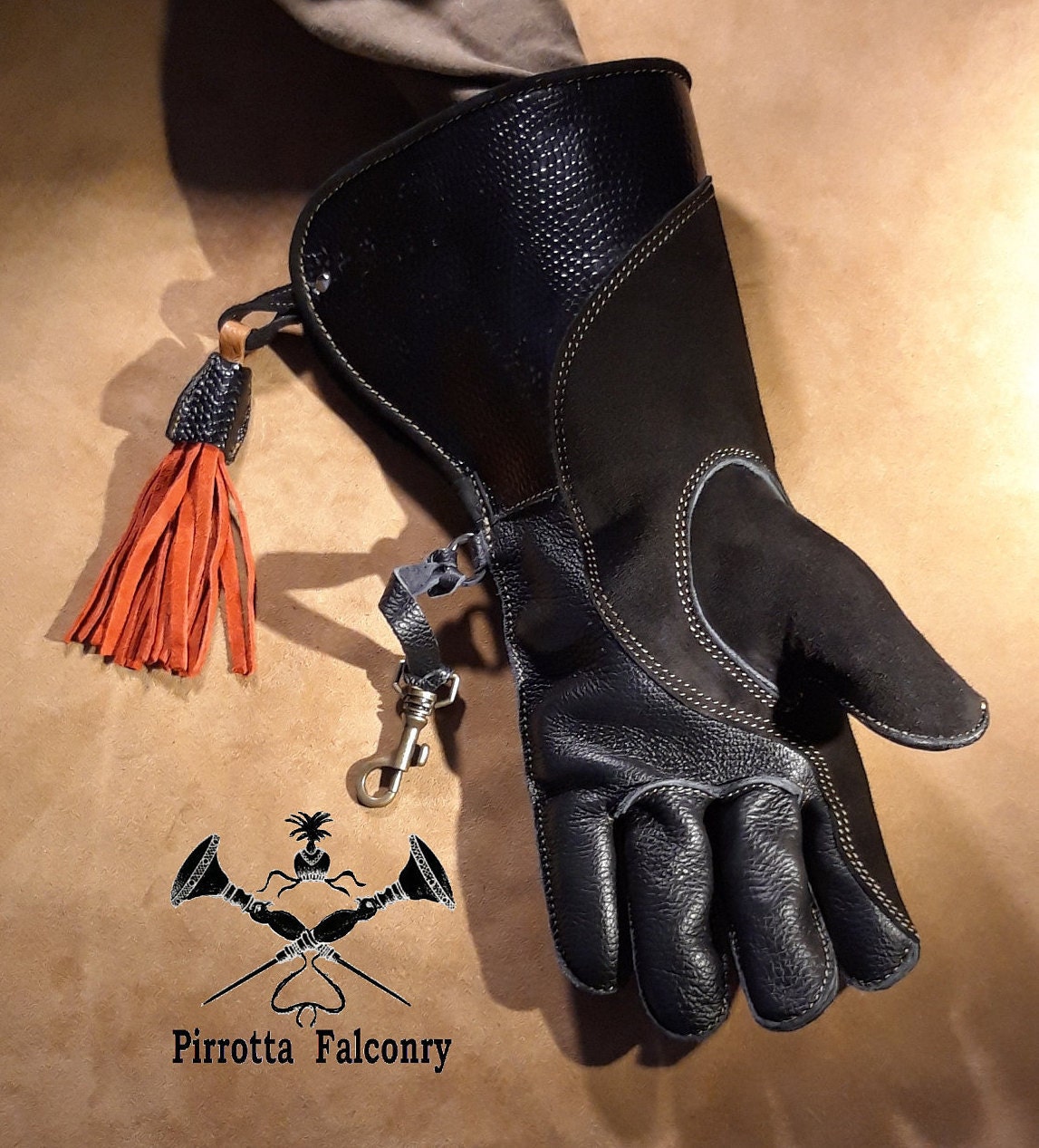 Falconry glove Sculpture glove Leather falconry glove | Etsy