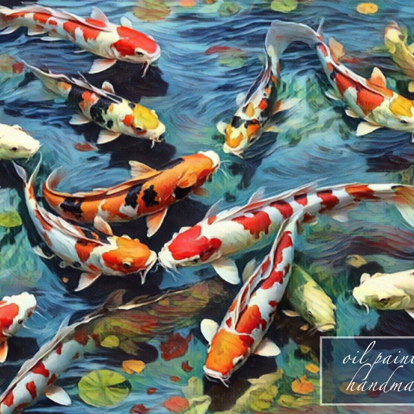 Fish Art Oil Paintings - Etsy