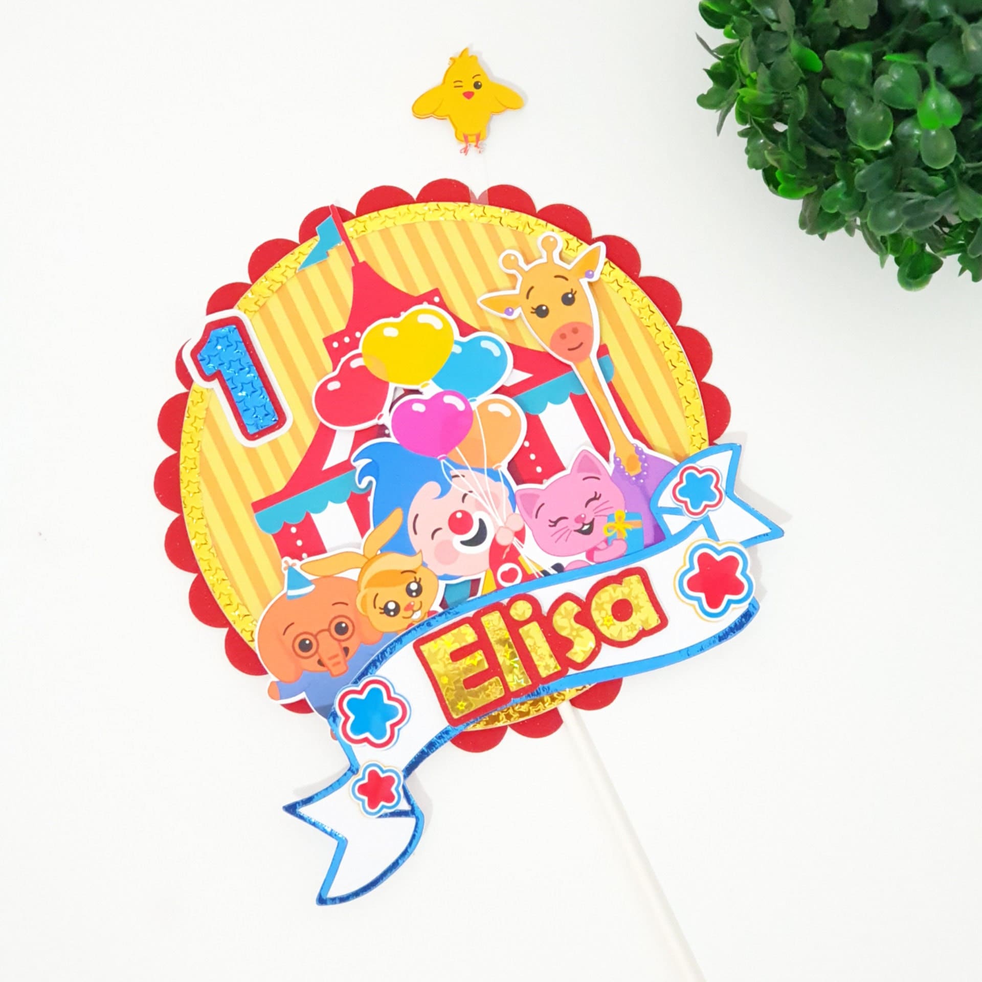 Cake Topper Plim Plim Decoration for Cake Plim Plim Party - Etsy