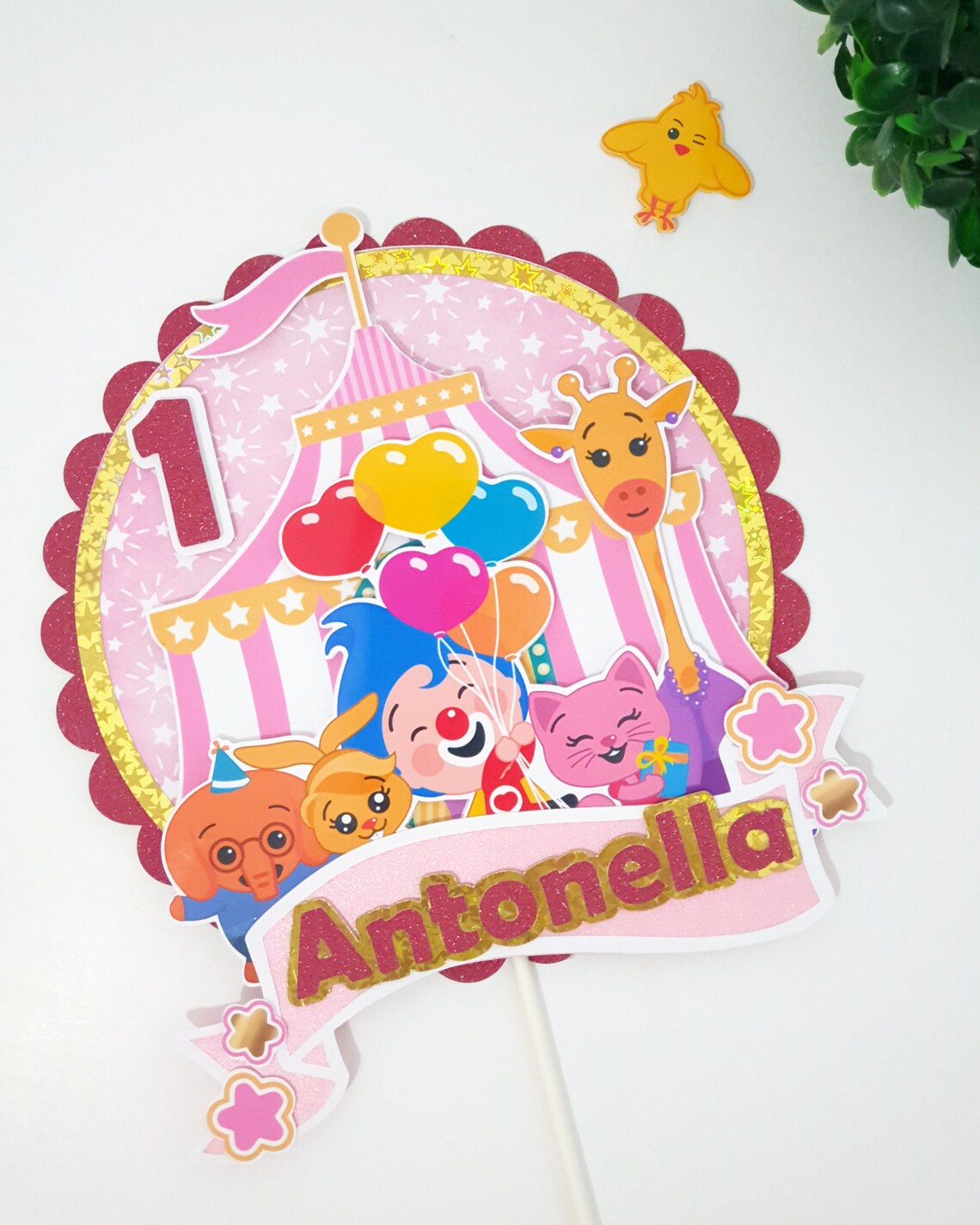 Cake topper Plim Plim Decoración para tarta Plim Plim - Etsy España