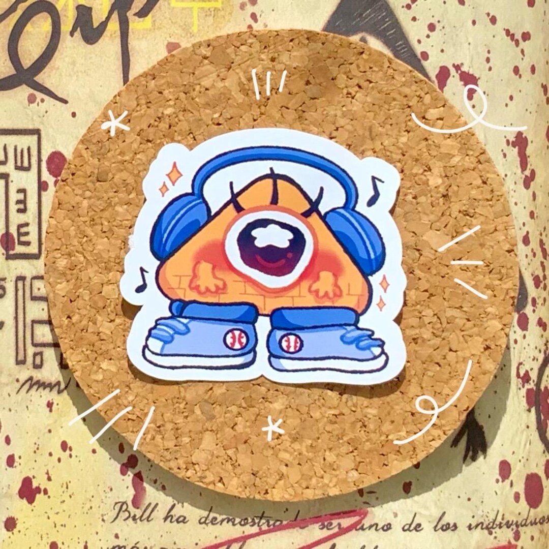 Baby Bill Cipher Sticker | Gravity Falls - Etsy