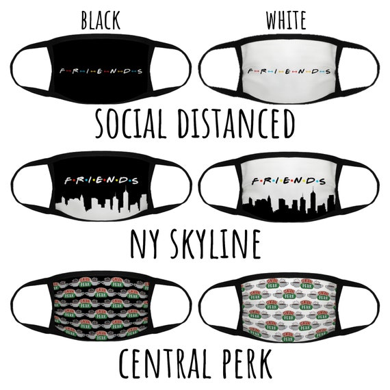 Friends Tv Show Mask Set