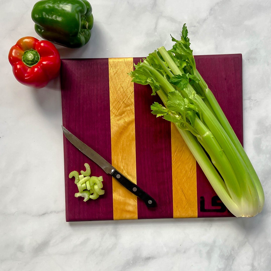 LSU Cutting-board - Etsy