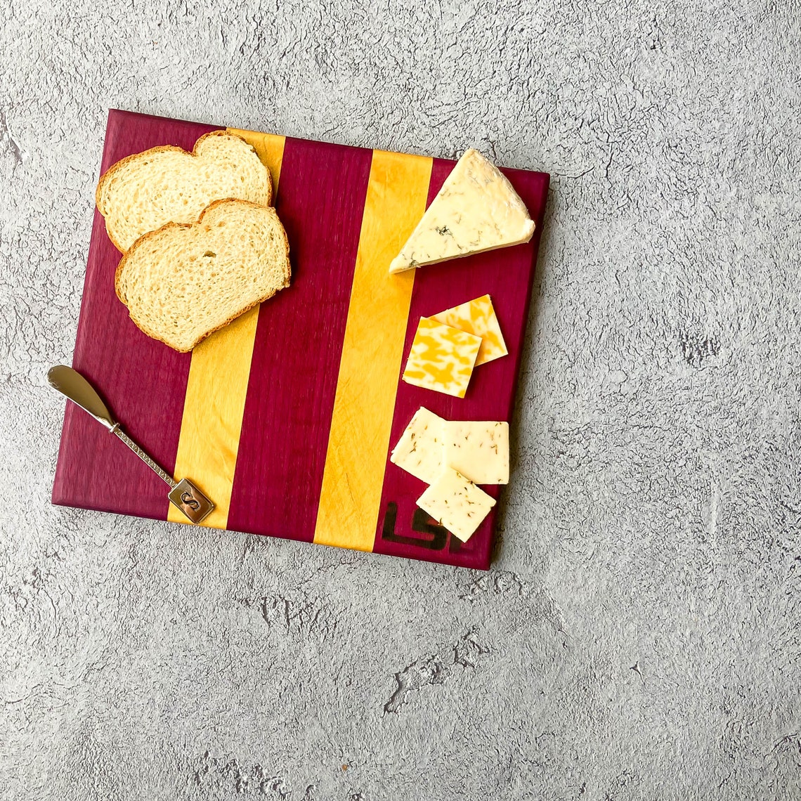LSU Cutting-board - Etsy