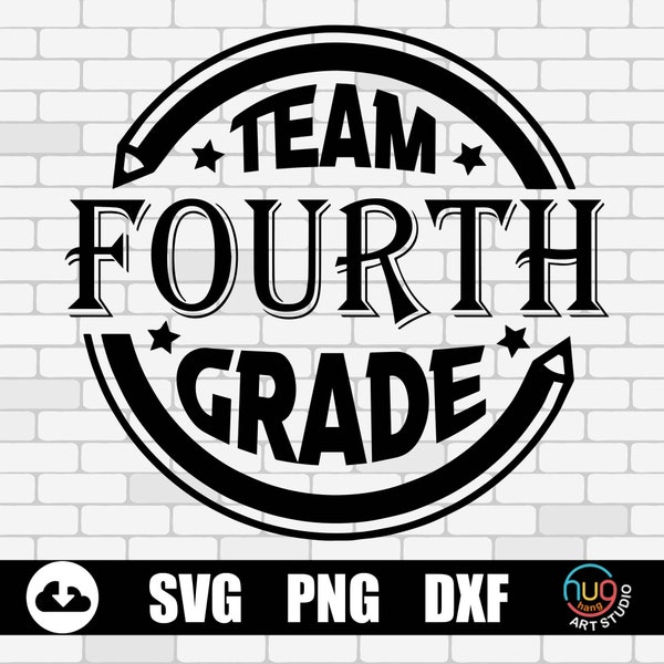 Fourth Grade Svg - Etsy