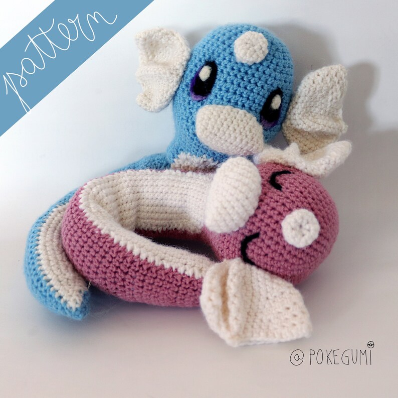 Dratini + Dragonite Crochet Pattern Bundle - Etsy