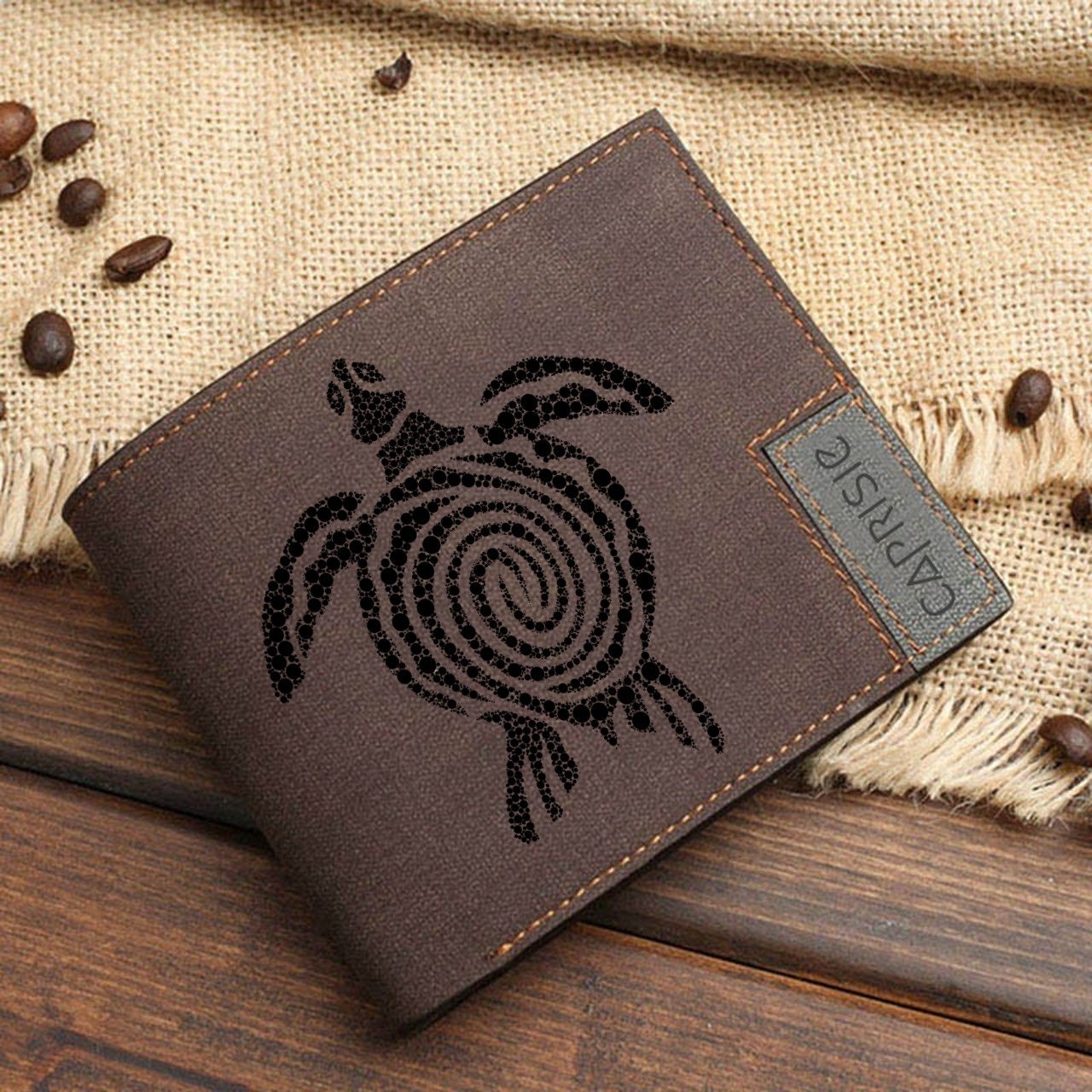 Cute Sea Turtle Design Wallet for Men & Women | Love Turtles Wallet ...