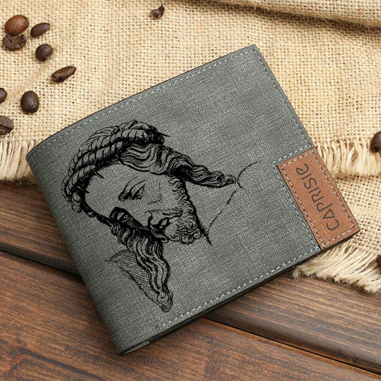 Jesus Christ Design Wallet Son of God Theme Wallet for Men & Women ...