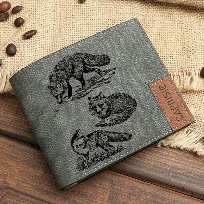 Fox Wallet - Etsy