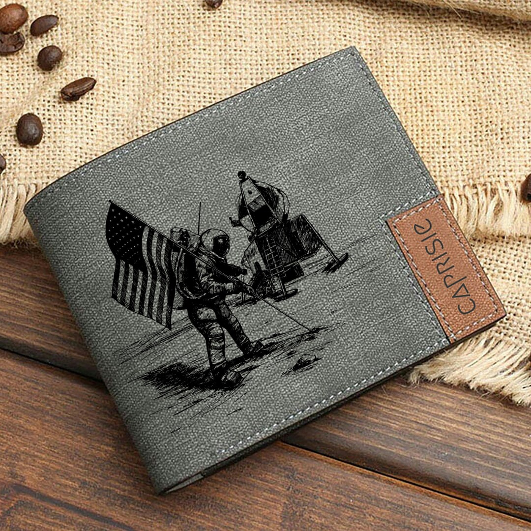 Apollo 11 Wallet | NASA Moon Landing Wallet for Men & Women | Space ...