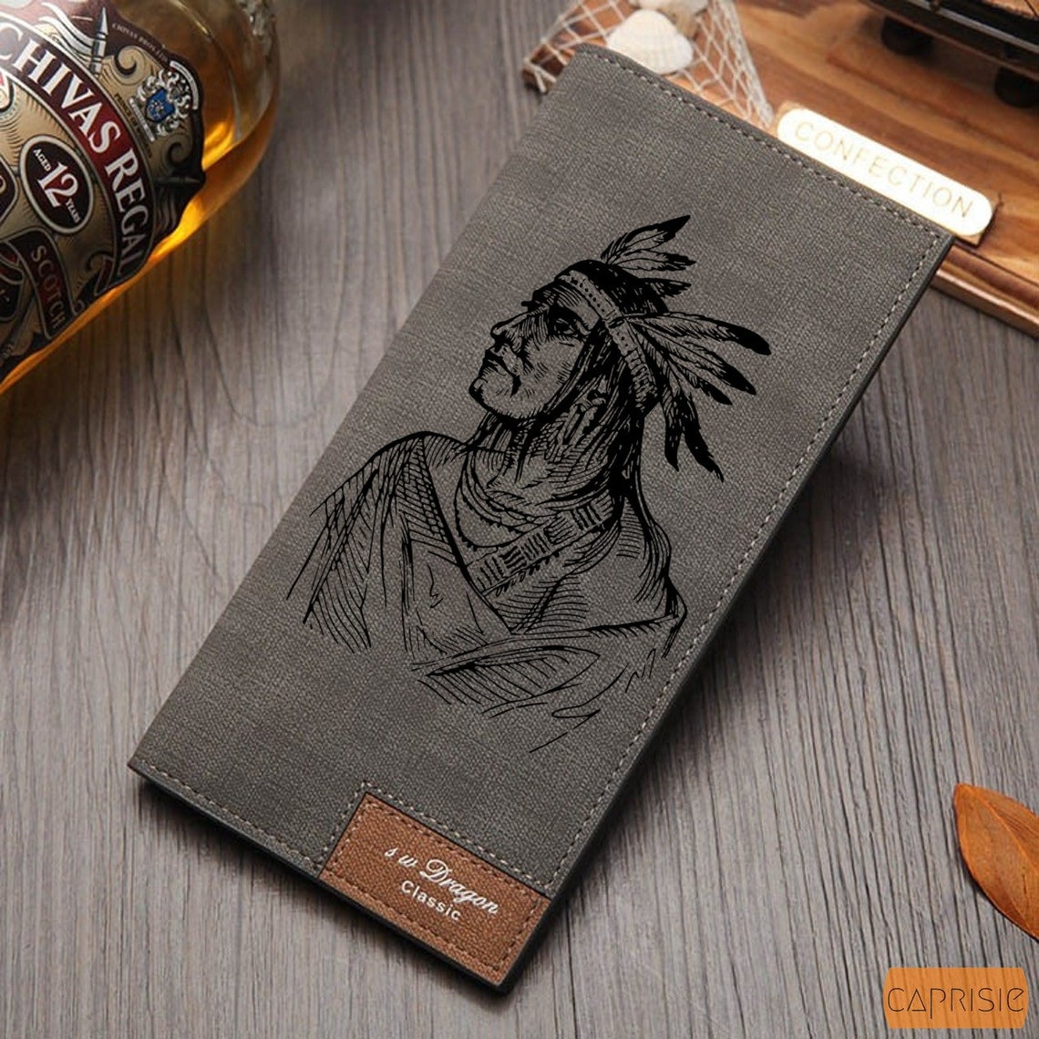 American Indian Design Wallet for Men & Women Native Americans Gift ...