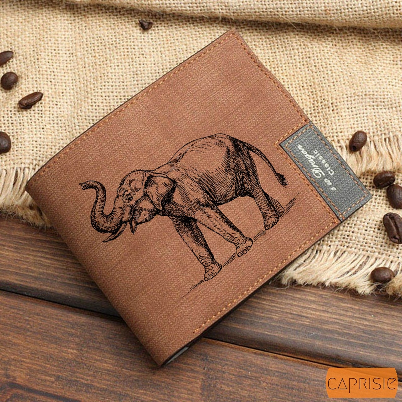 Elephant Design Wallet for Men & Women African Asian | Etsy