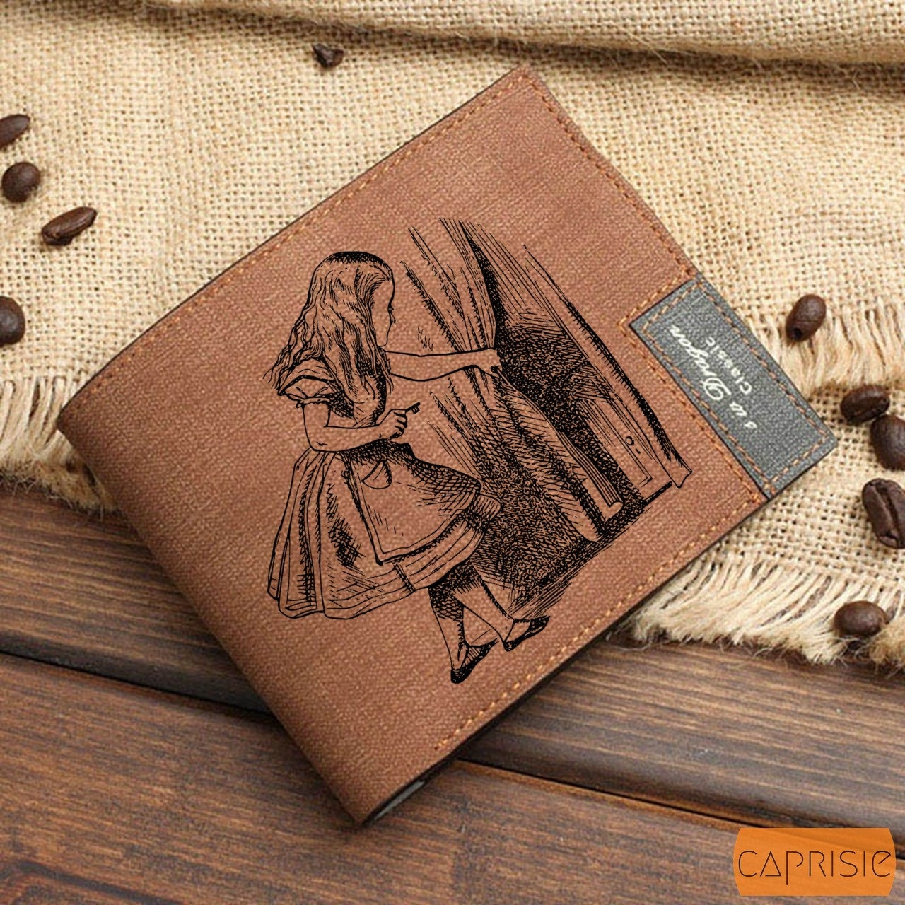 Alice in Wonderland Design Wallet for Men & Women Fantasy | Etsy