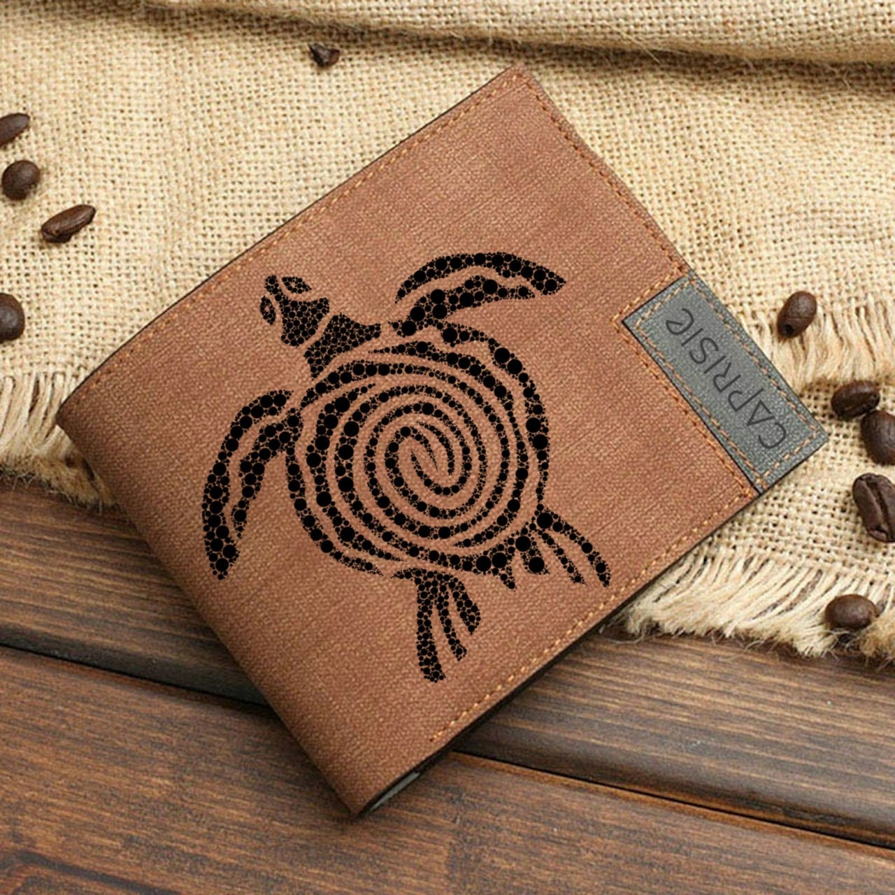 Cute Sea Turtle Design Wallet for Men & Women | Love Turtles Wallet ...
