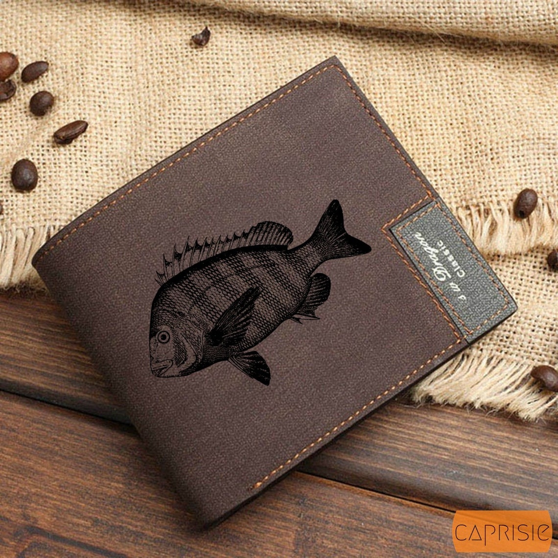 Ocean Fish Lovers Design Wallet for Men & Women Fishing | Etsy