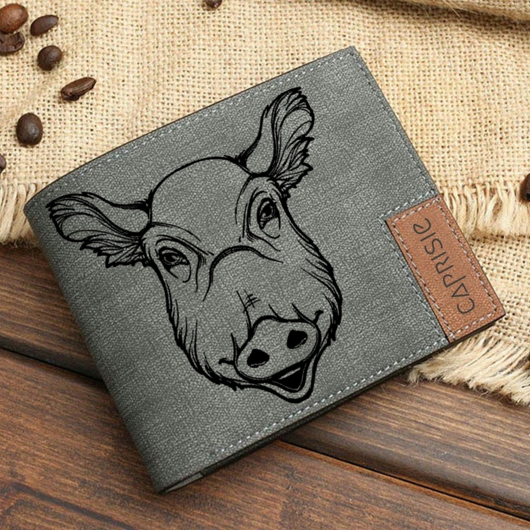 Cute Pig Wallet Farm Animal Men's & Women's Wallet Personalized Pig ...