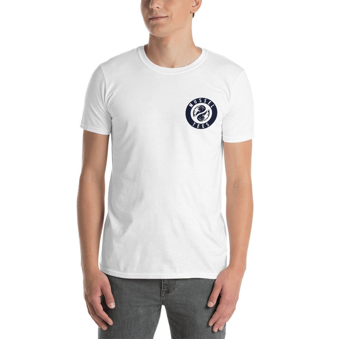 Unisex Mussel Tees Logo T-shirt Mussel Shell Shirt Mussels - Etsy