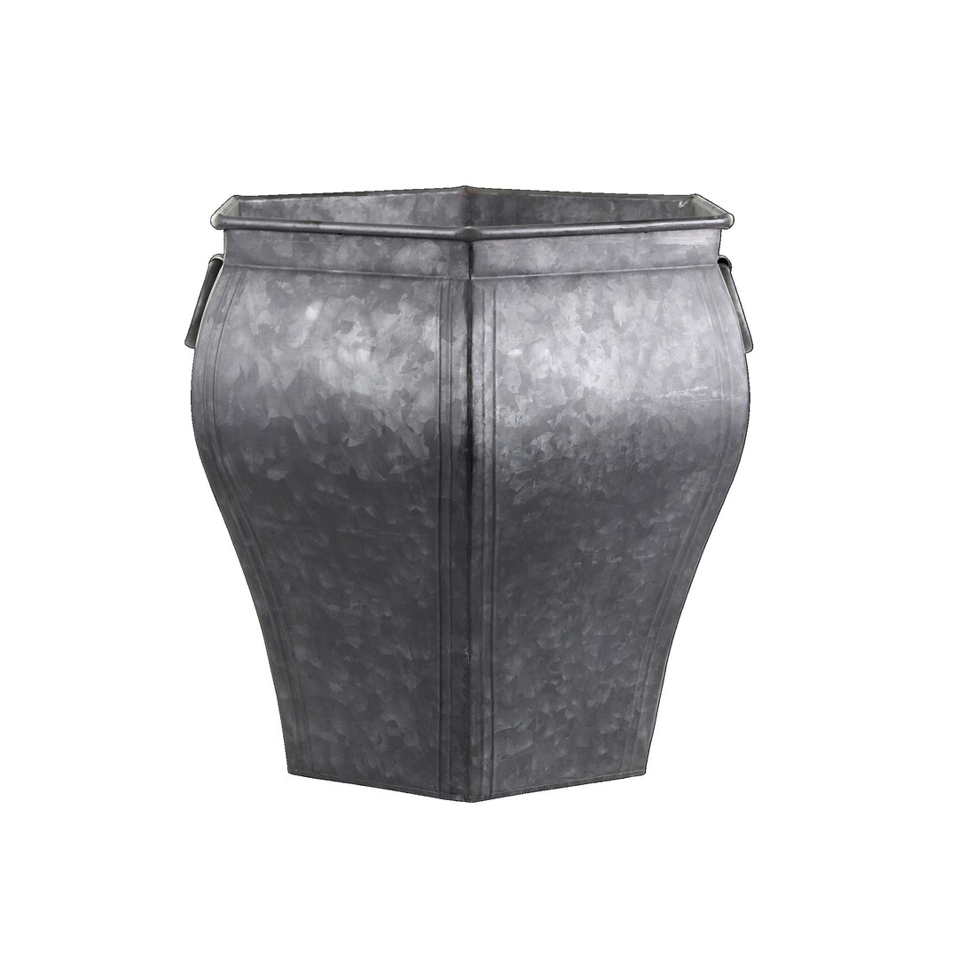 Huge Zinc Tub Plant Bowl Plant Pot Planter S3 Zinc Bowl up to 65 Cm ...