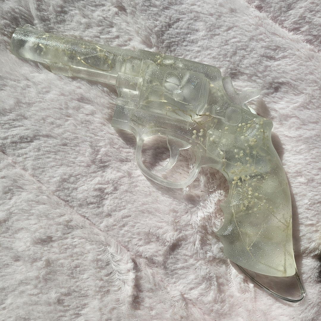 Crystal Resin Revolver W/led Lights - Etsy