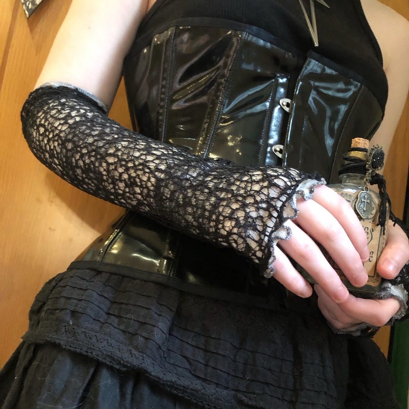 Goth Gloves - Etsy