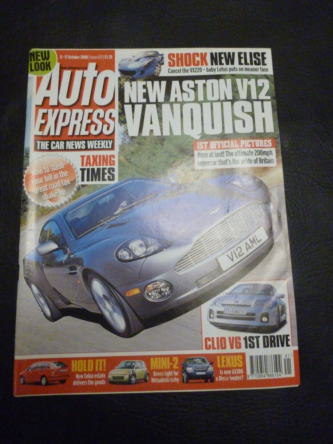 Auto Express Car Magazine - VINTAGE Issue 623 - Oct 2000 Aston V12 ...