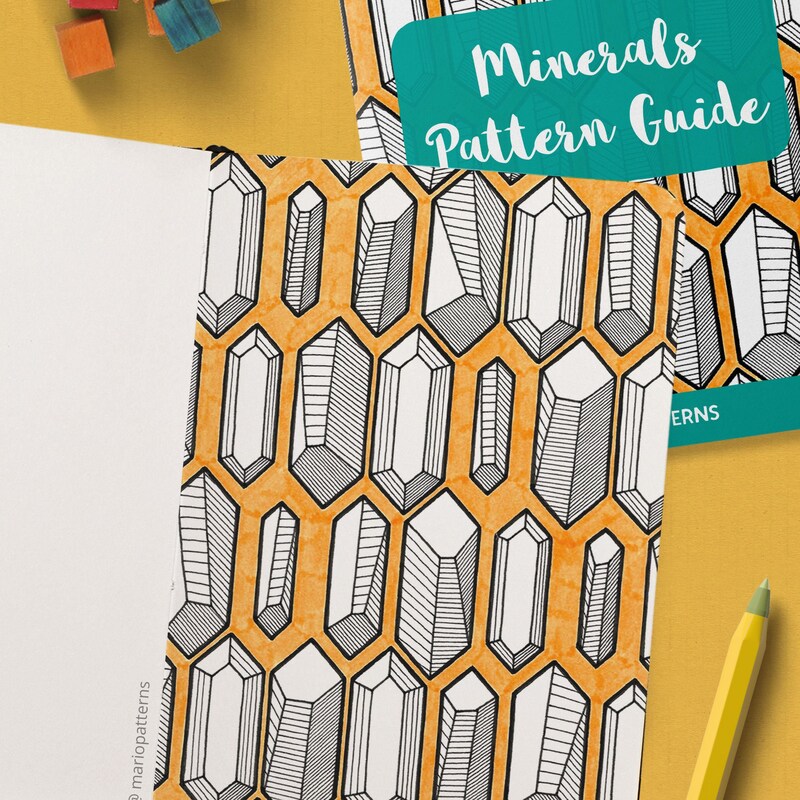 Mineral Drawing - Etsy