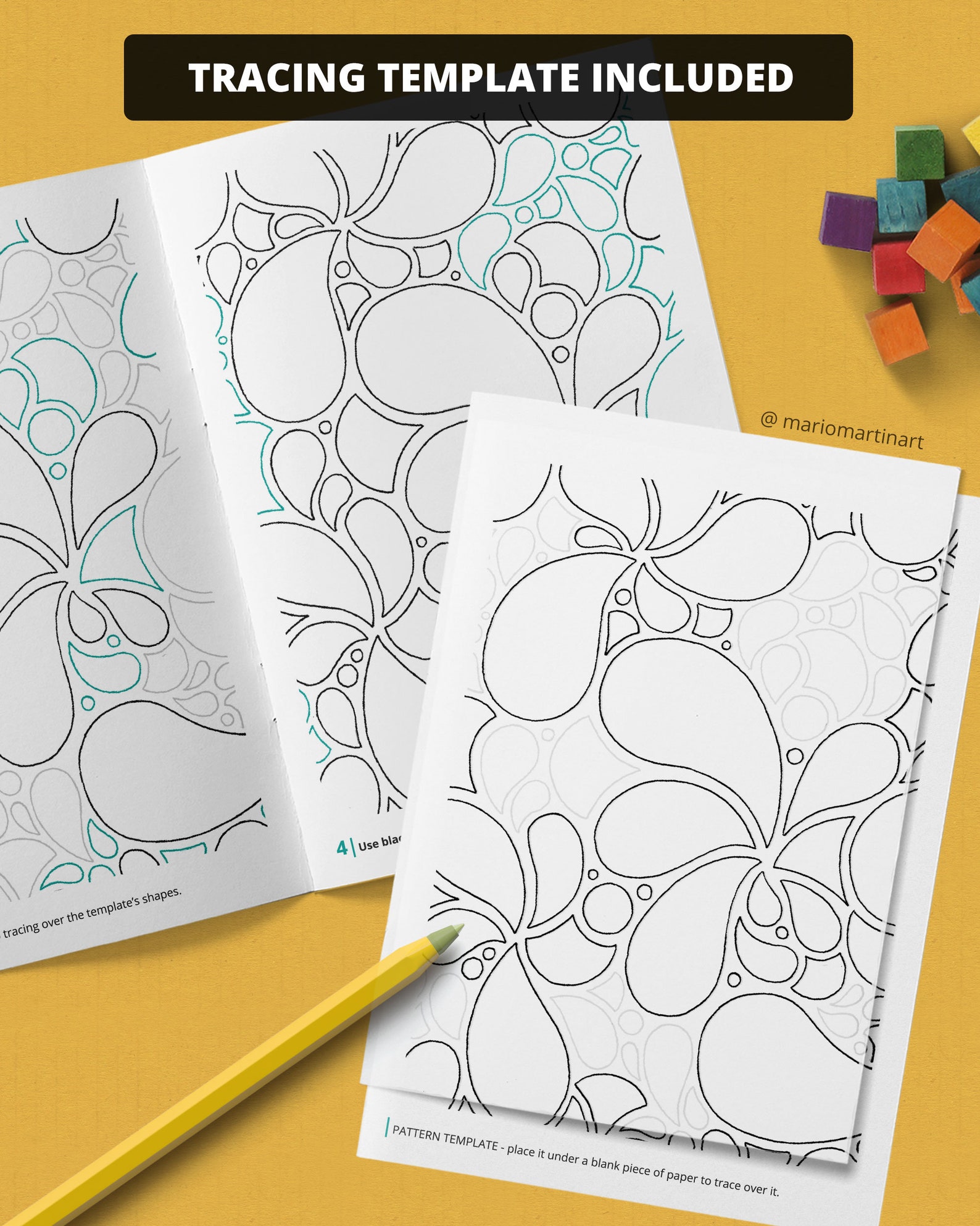 PAISLEY Pattern Drawing Guide | How to Draw Geometric Patterns | Step ...