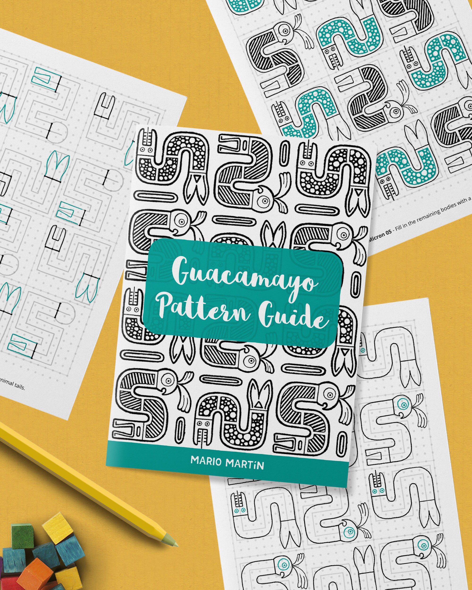 MACAW Pattern Drawing Guide | How to Draw Animal Patterns | Step by ...