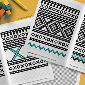 SCANDINAVIAN Marius Pattern Drawing Guide | How to Draw Geometric ...