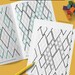 DIAMONDS Pattern Drawing Guide | How to Draw Geometric Patterns | Step ...
