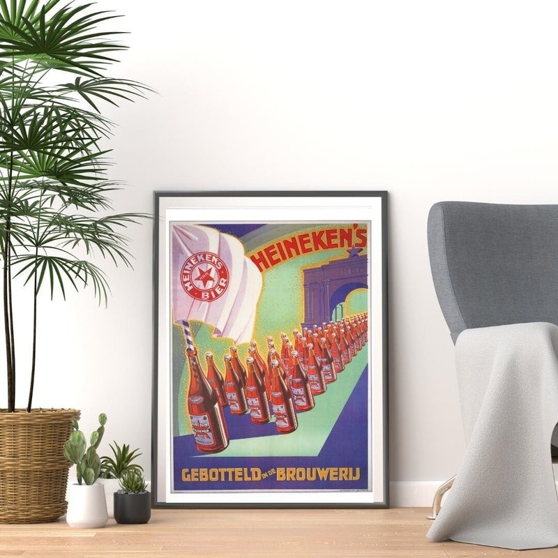 Heineken Poster - Etsy