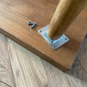 Forêt Angled Live Edge Rustic Art Deco Wood Leg Table Handcrafted With ...