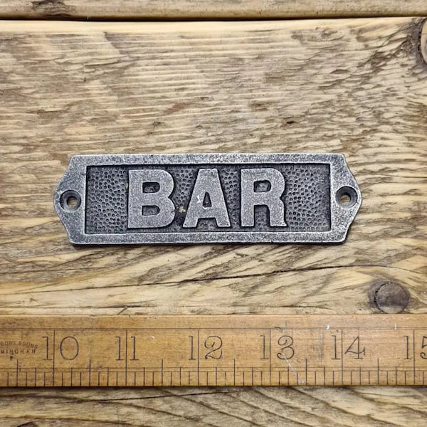 Rustic Bar Sign - Etsy