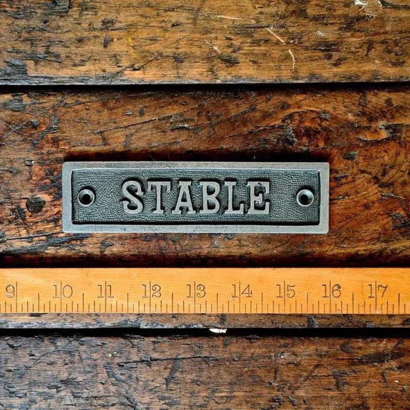 Horse Stable Sign - Etsy