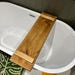 FORÊT Angled Live Edge Rustic Solid Wood Chunky Scaffold Simple Bath ...