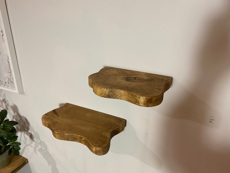 FORÊT Small Rustic Flower Live Edge Solid Wood Chunky Scaffold - Etsy