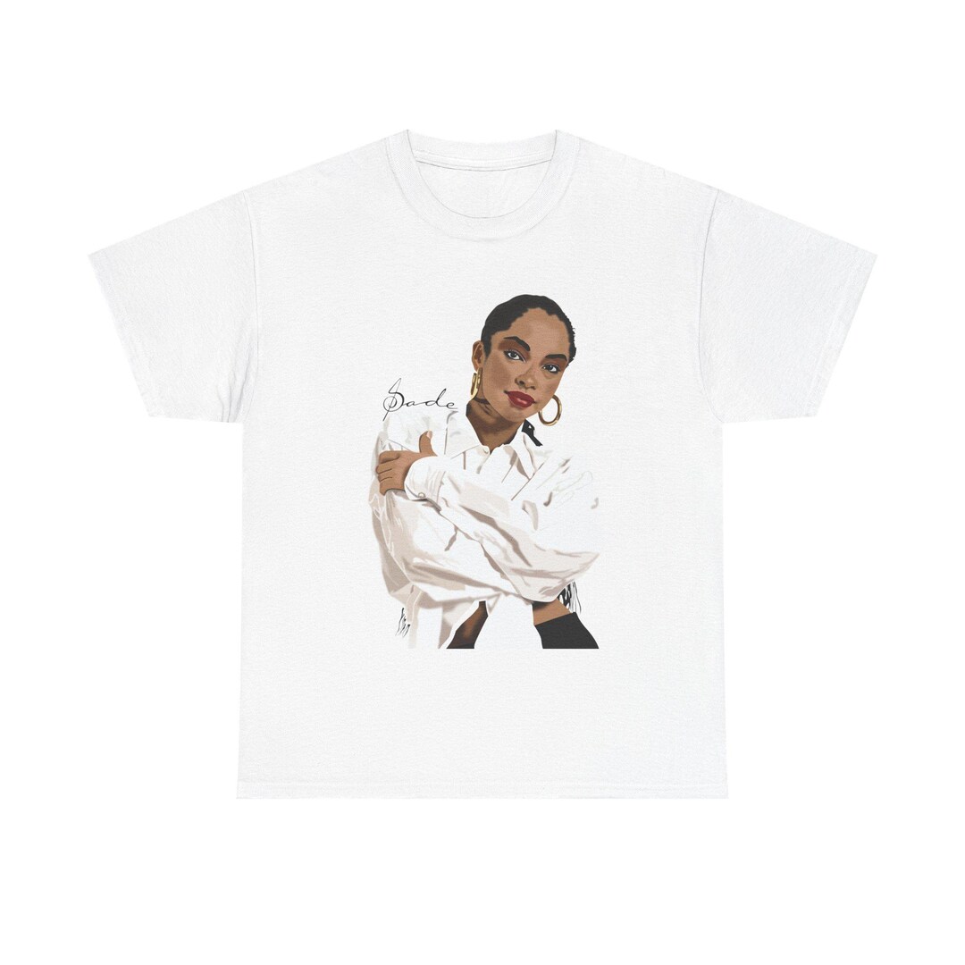 Sade Tee, Sade Graphic T-shirt, Vintage Sade Custom Illustration Tee ...