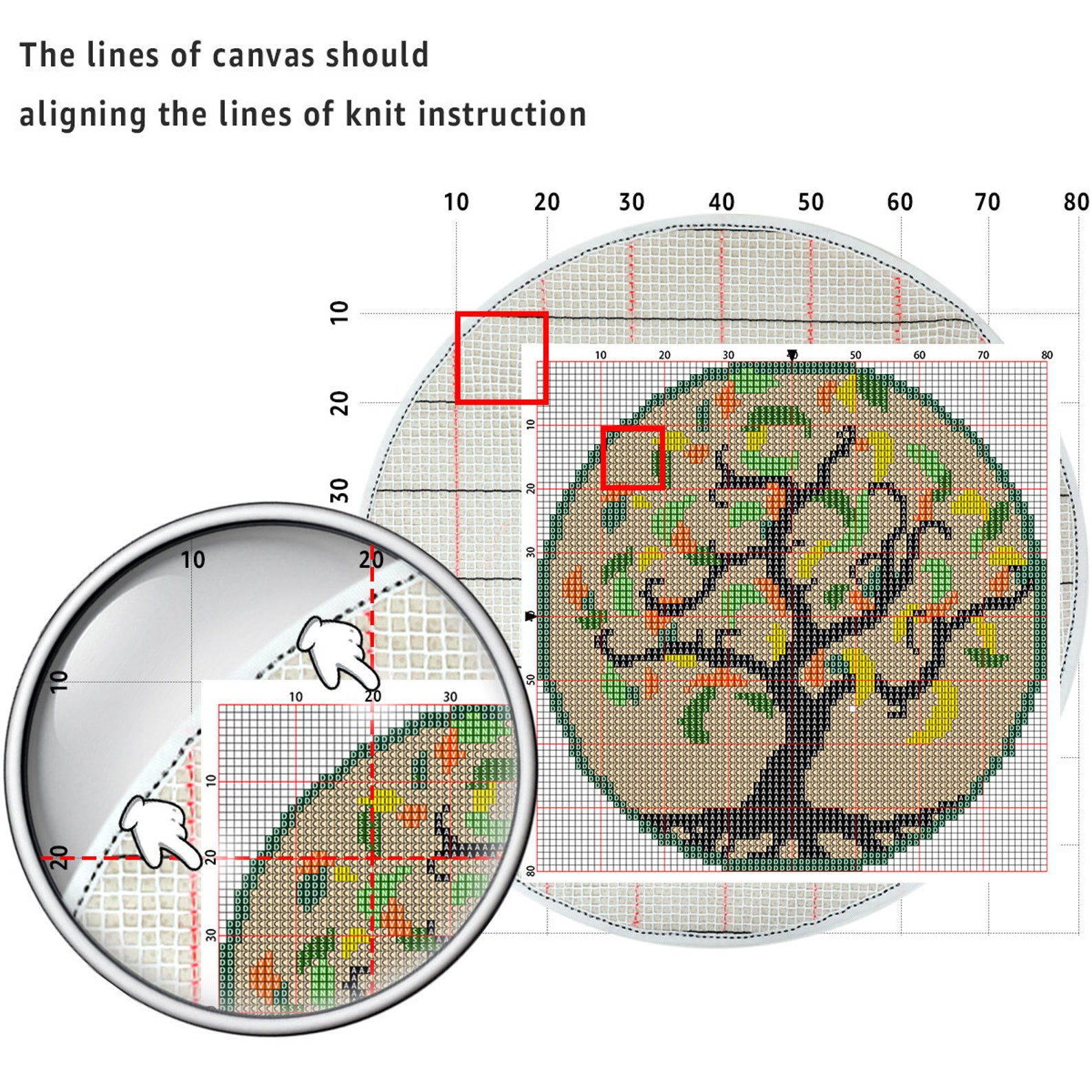 Tree of Life Family Latch Hook Kit Rug Canvas Knit Cushion - Etsy