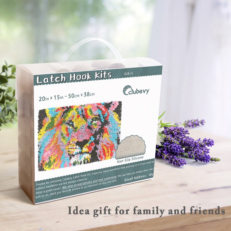 Lion DIY Latch Hook Kits Rug Embroidery Carpet Set Needlework - Etsy