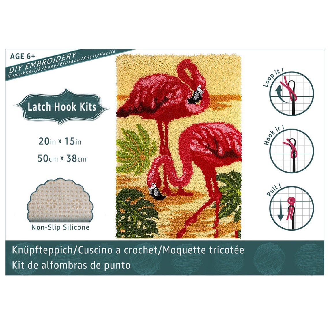 Latch Hook Kits Rug Embroidery Carpet Set Needlework With - Etsy