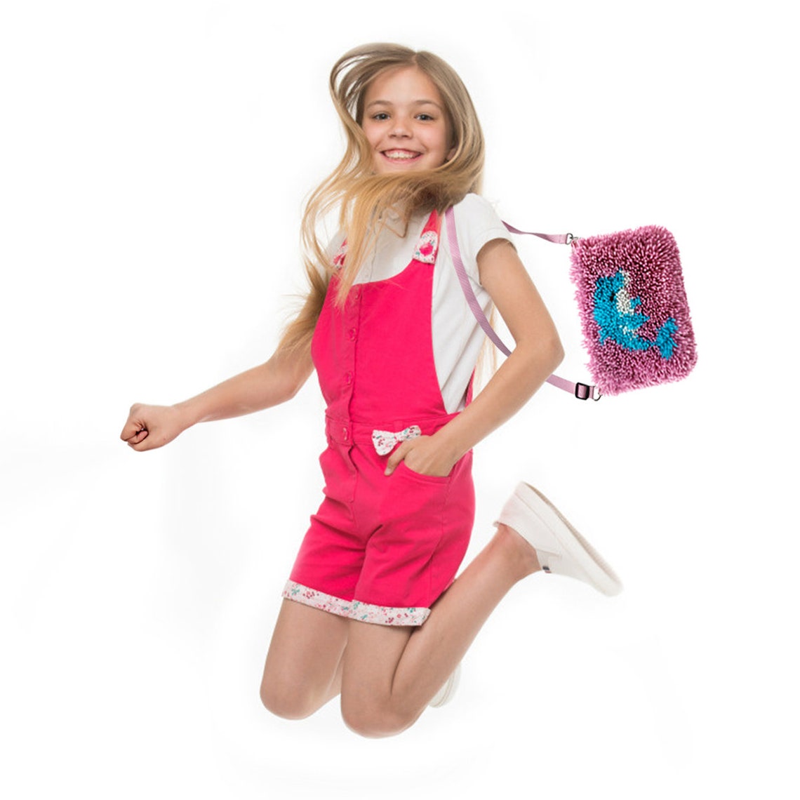 DIY Cute Latch Hook Kits Bag Craft Kits Art Make up Bag - Etsy