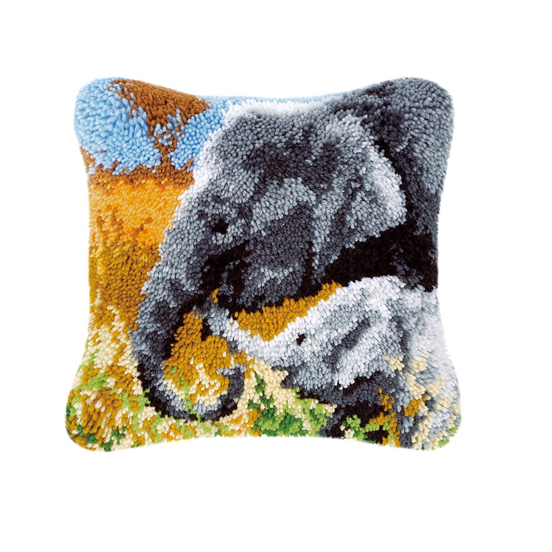 Latch Hook Kits Pillow Coverhand Craft Embroidery DIY Crocheting ...