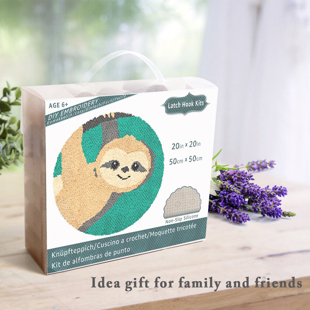 Sloth Latch Hook Kits Rug Embroidery Carpet Set Needlework | Etsy