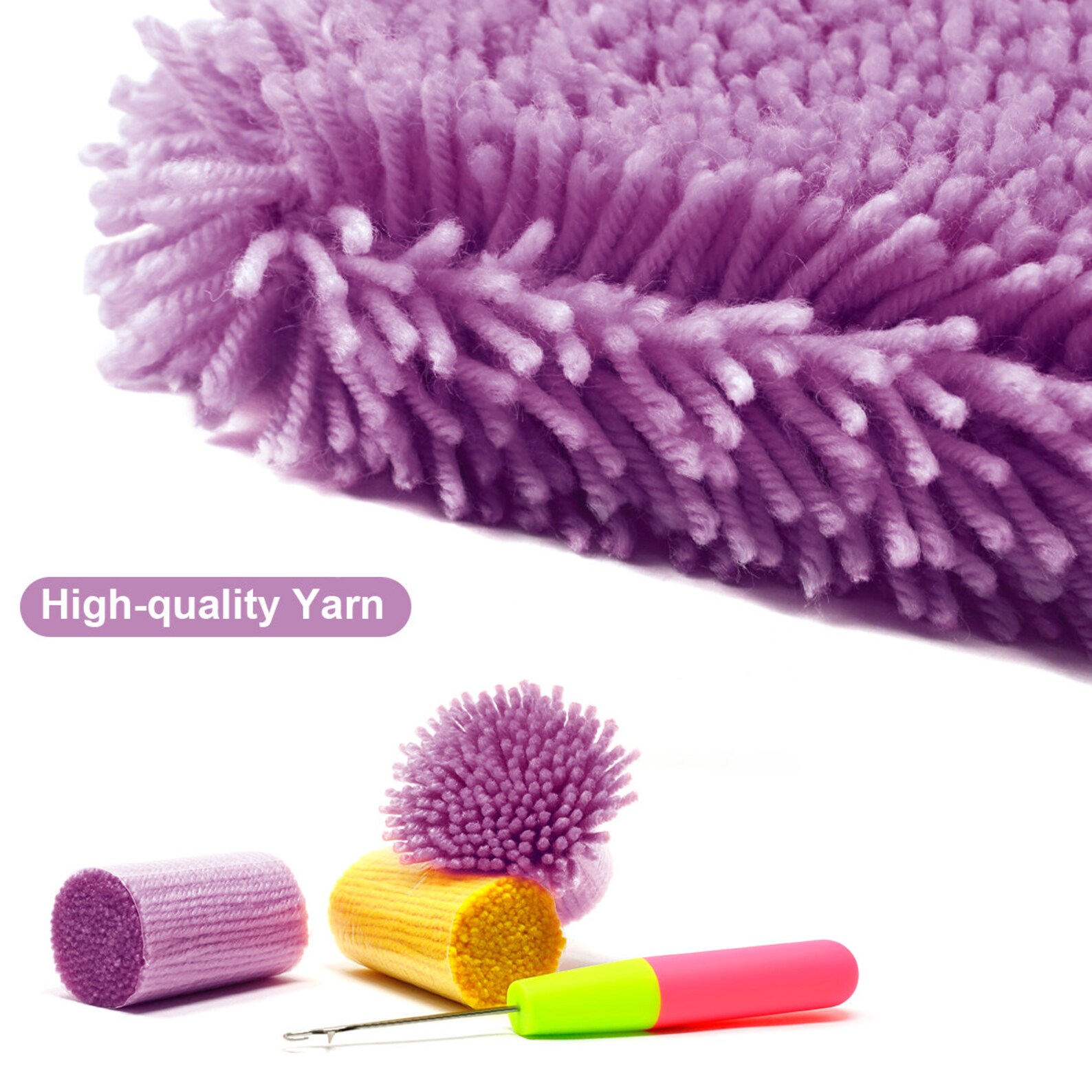 DIY Cute Latch Hook Kits Bag Craft Kits Art Make up Bag - Etsy